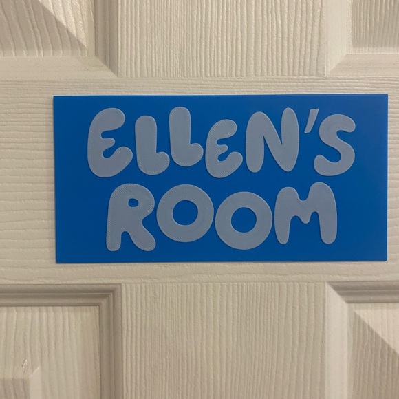 Wall Decor | Customizable Bluey Room Signs 3d Printed | Poshmark